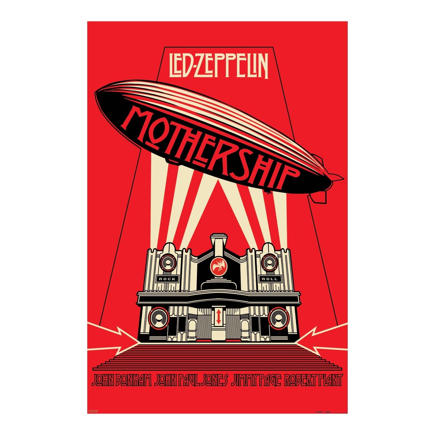 LED ZEPPELIN MOTHERSHIP 24X36 | Whitney Collectibles