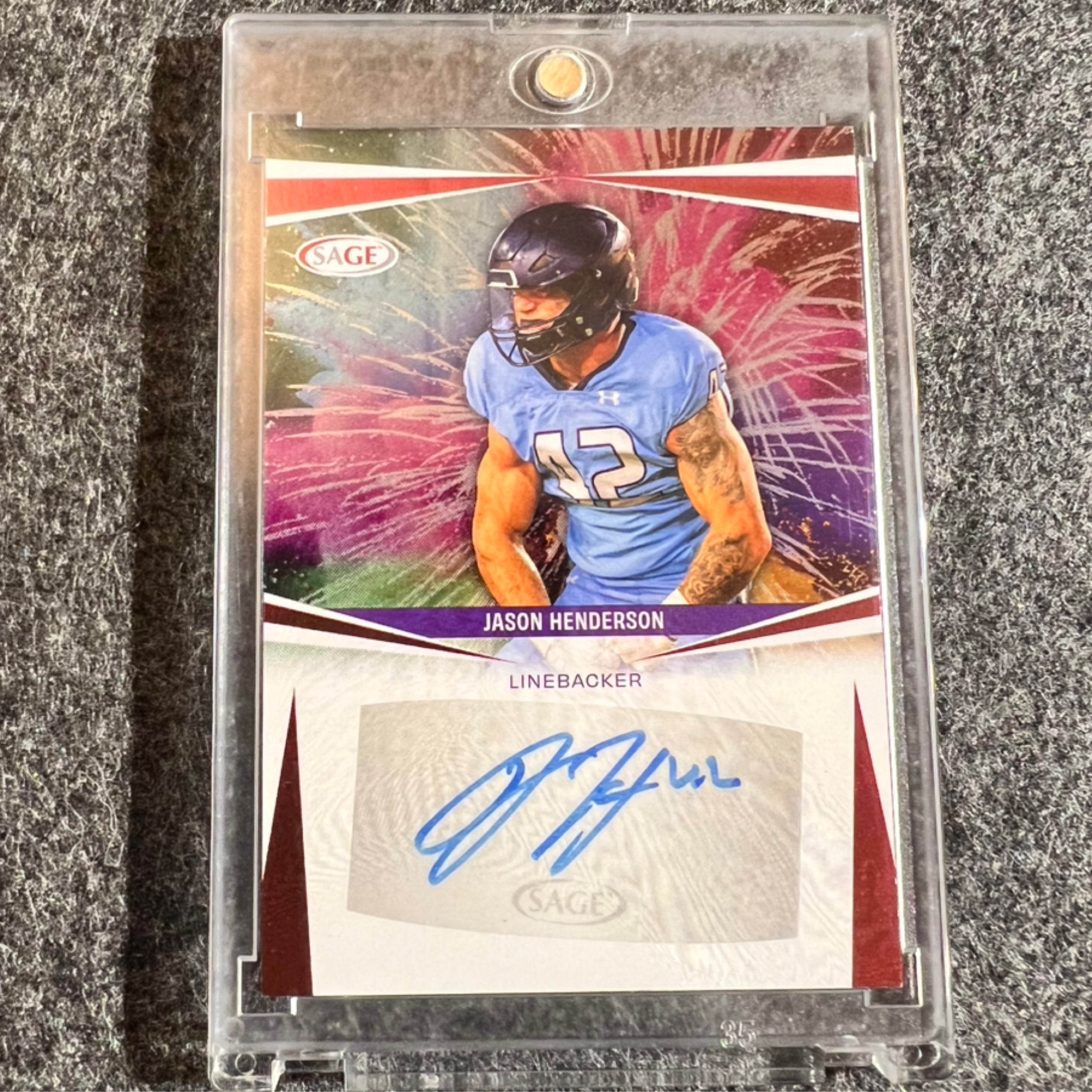 Jason Henderson 2025 SAGE signed | Whitney Collectibles